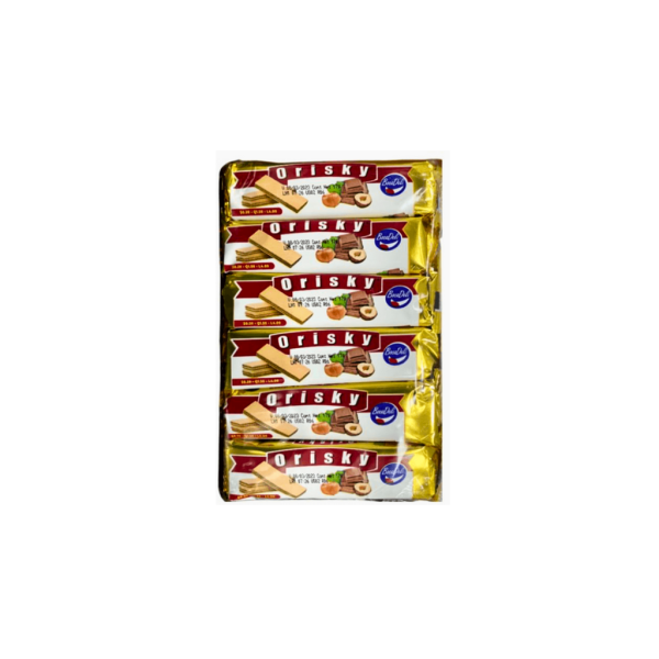Galleta Orisky Avellana BocaDeli Barra 17g 12pack | Mercandu