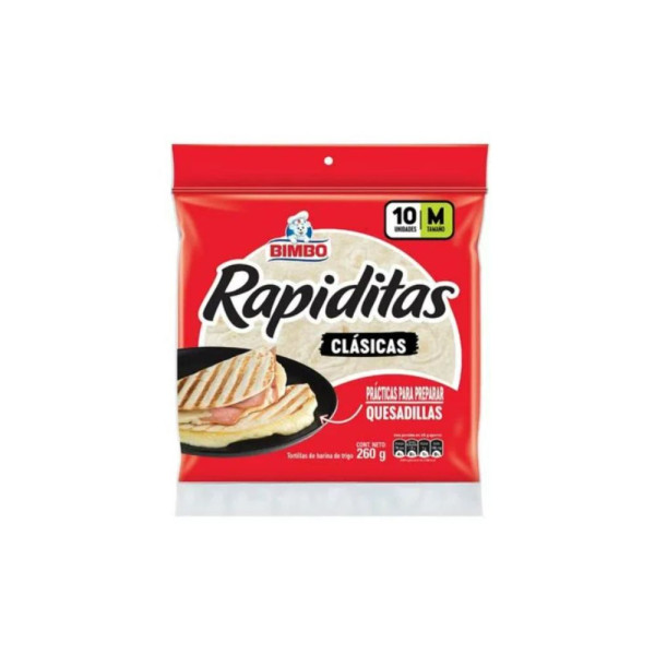 Rapiditas Clásicas Bimbo Bolsa 260g 10 Un | Mercandu