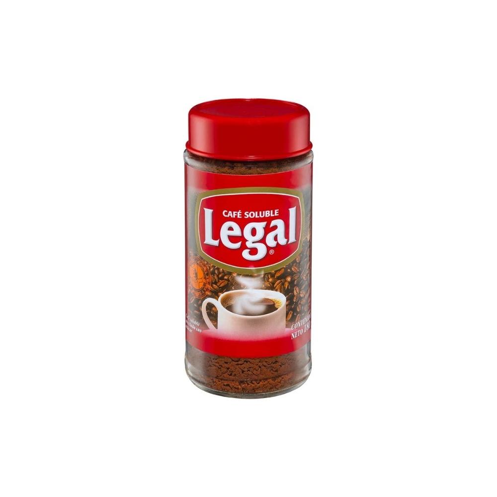 Café Soluble Tradicional Legal Rojo Vidrio 100g | Mercandu
