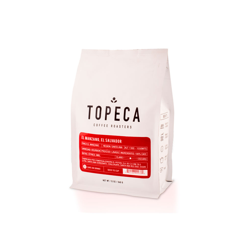Café en Grano El Manzano Topeca Bolsa 340g | Mercandu